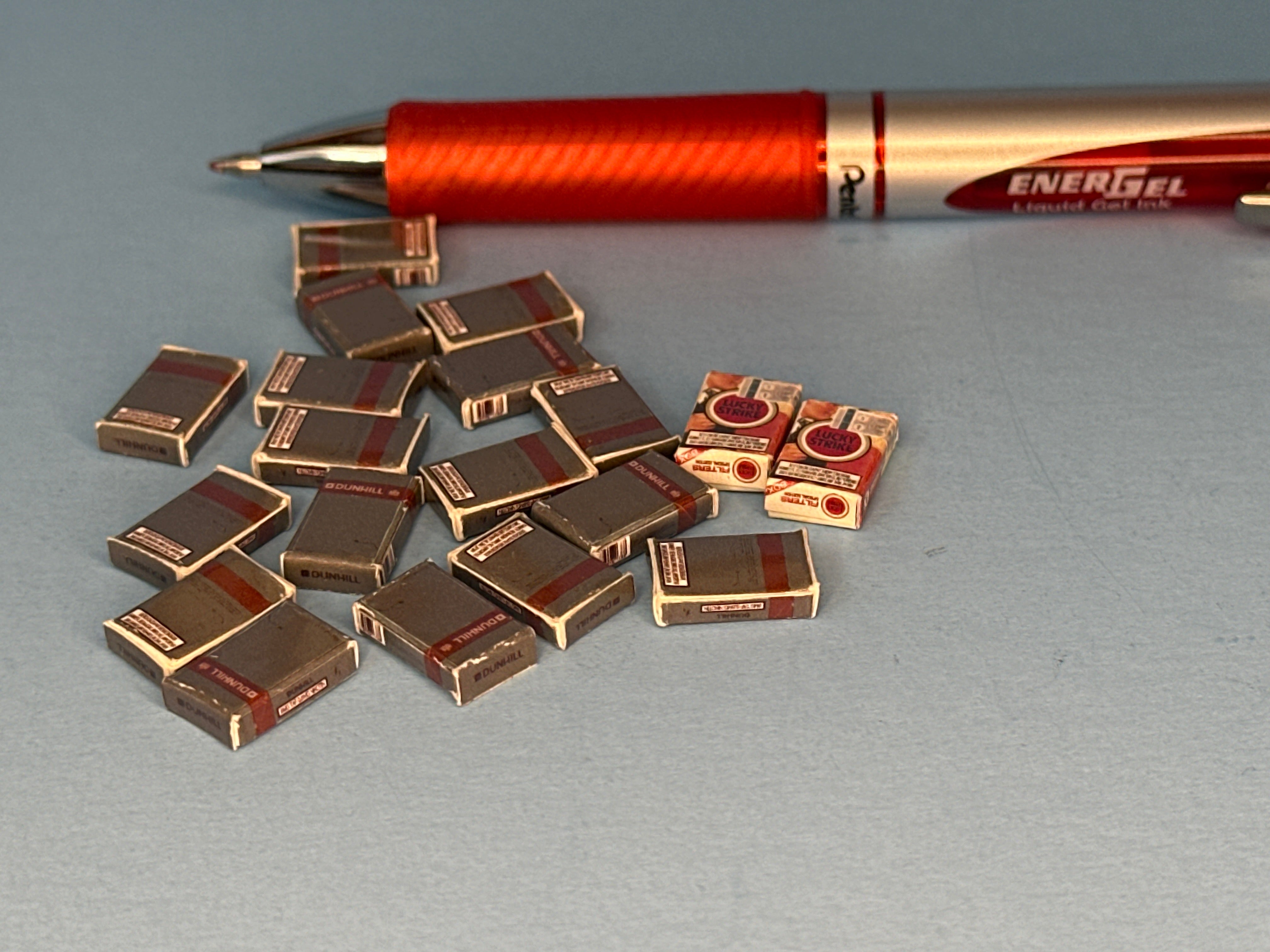 Set of 15 Assorted Miniature Cigarette Packs for Dollhouses 1:12 scale ...